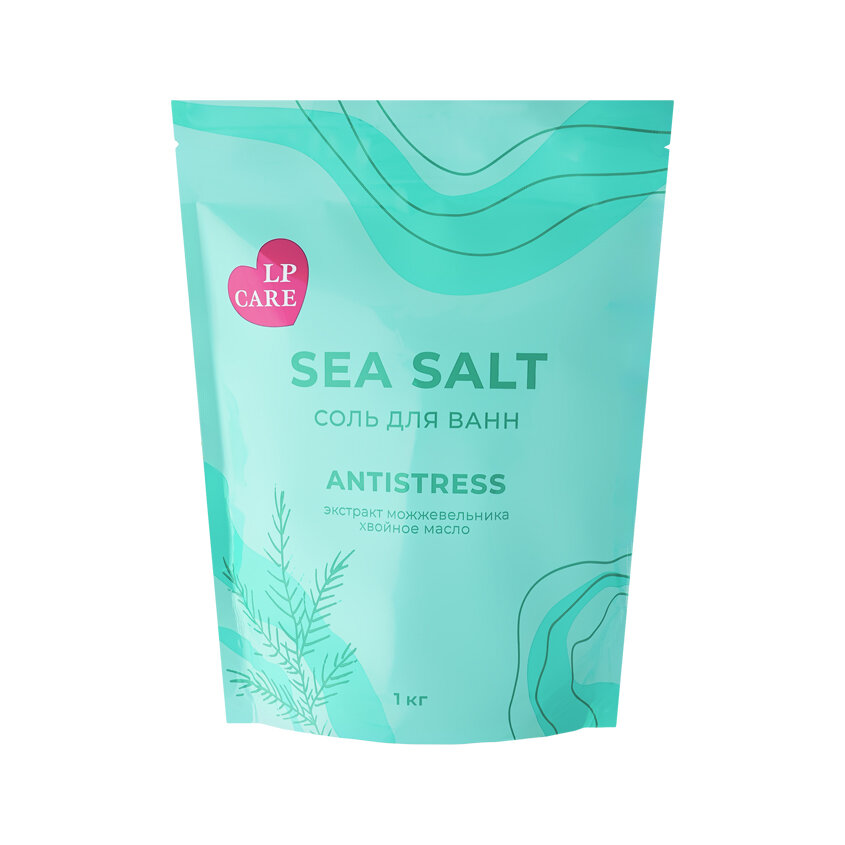 Соль для ванн LP CARE Антистресс (расслабляющая) 1000 г