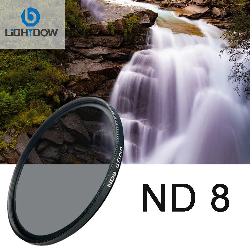 Фильтр ND8 Lightdow 77mm для Nikon Sony Canon Pentax