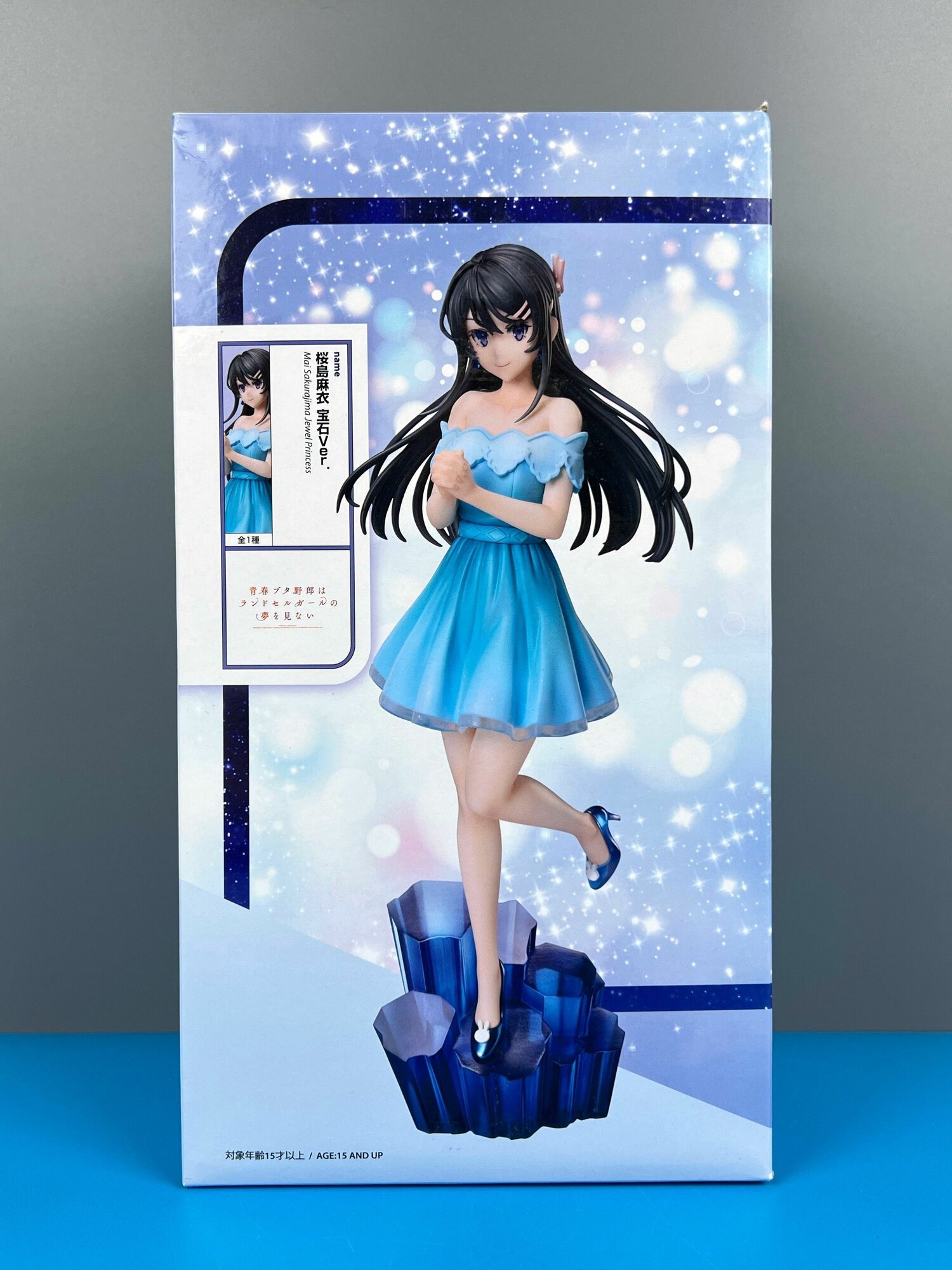 Аниме фигурка Mai Sakurajima Jewel Princess / Оригинал, Elcoco, 1/7, 27 см / Статуэтка Маи Сакурадзима, Этот глупый свин