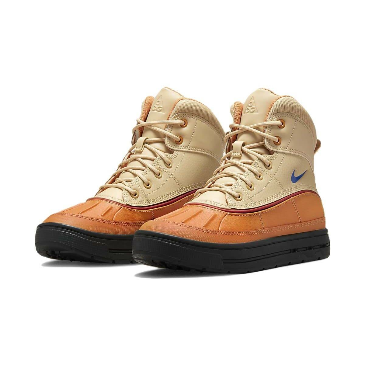 Ботинки Nike Woodside 2 High ACG GS Sesame Hot Curry Tan Red-Clay Game-Royal рамзер 4.5 US / 36.5 EU / 23.5 CM