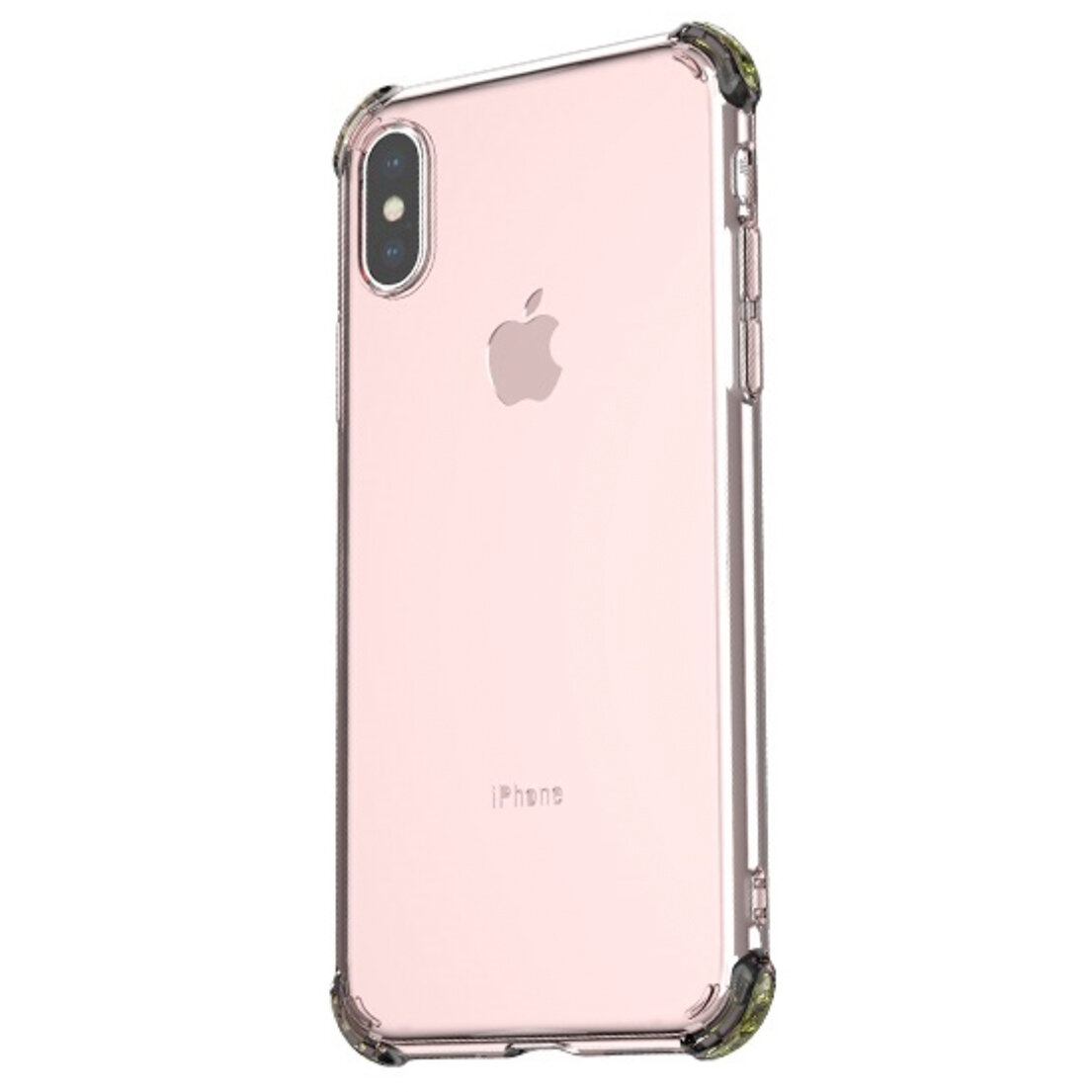 Чехол силиконовый для iPhone XS Max, HOCO, Ice Shield series, розовый