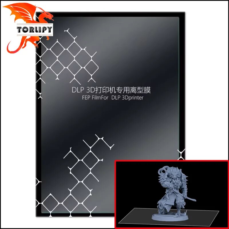 FEP пленка для 3D-принтеров Torlipy 6 Pcs, 160x235x0.15mm