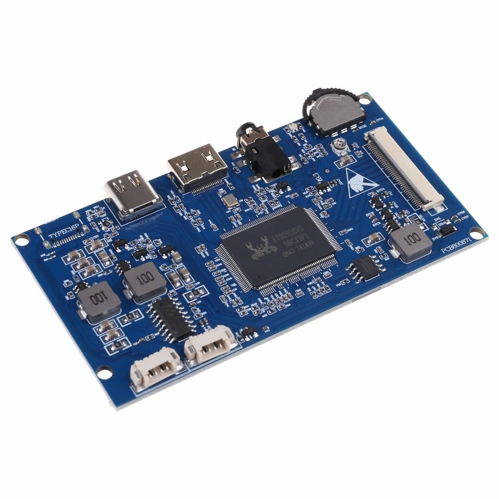 Драйверная плата LVDS для 7", 8" и 10.1" дисплеев с Type-C и HDMI 1.4