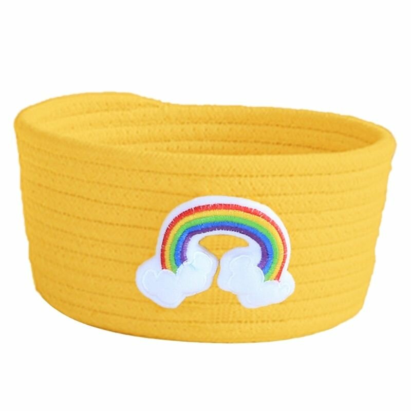 Круглые плетеные корзинки для ключей