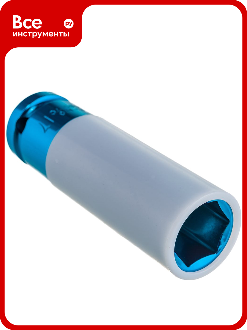 Головка 1/2" ударная, колесная для литых дисков, 17 мм, L=85 мм FORCE 4458517C, 17 мм,