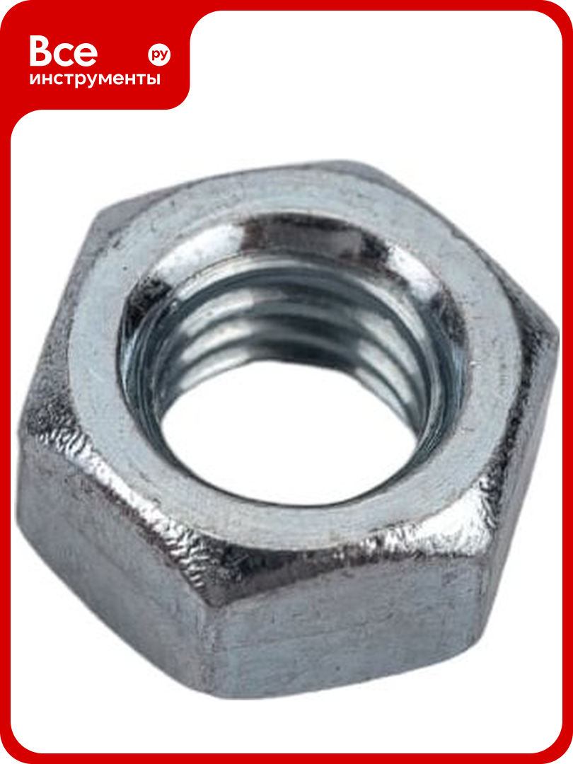 Гайка ОПМ DIN 934, М16x1,5 8 zn 100 шт. УТ000007077