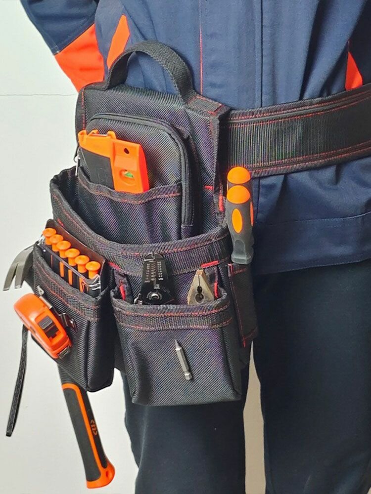 Карманы для инструментов рабочих, быстросъемные на магнитах, портативные и многофункциональные, для электрика и ремонтника, деревообрабатывающие
