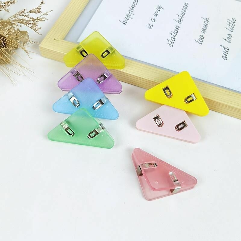 10 треугольных зажимов с простыми углами и пластиковыми зажимами