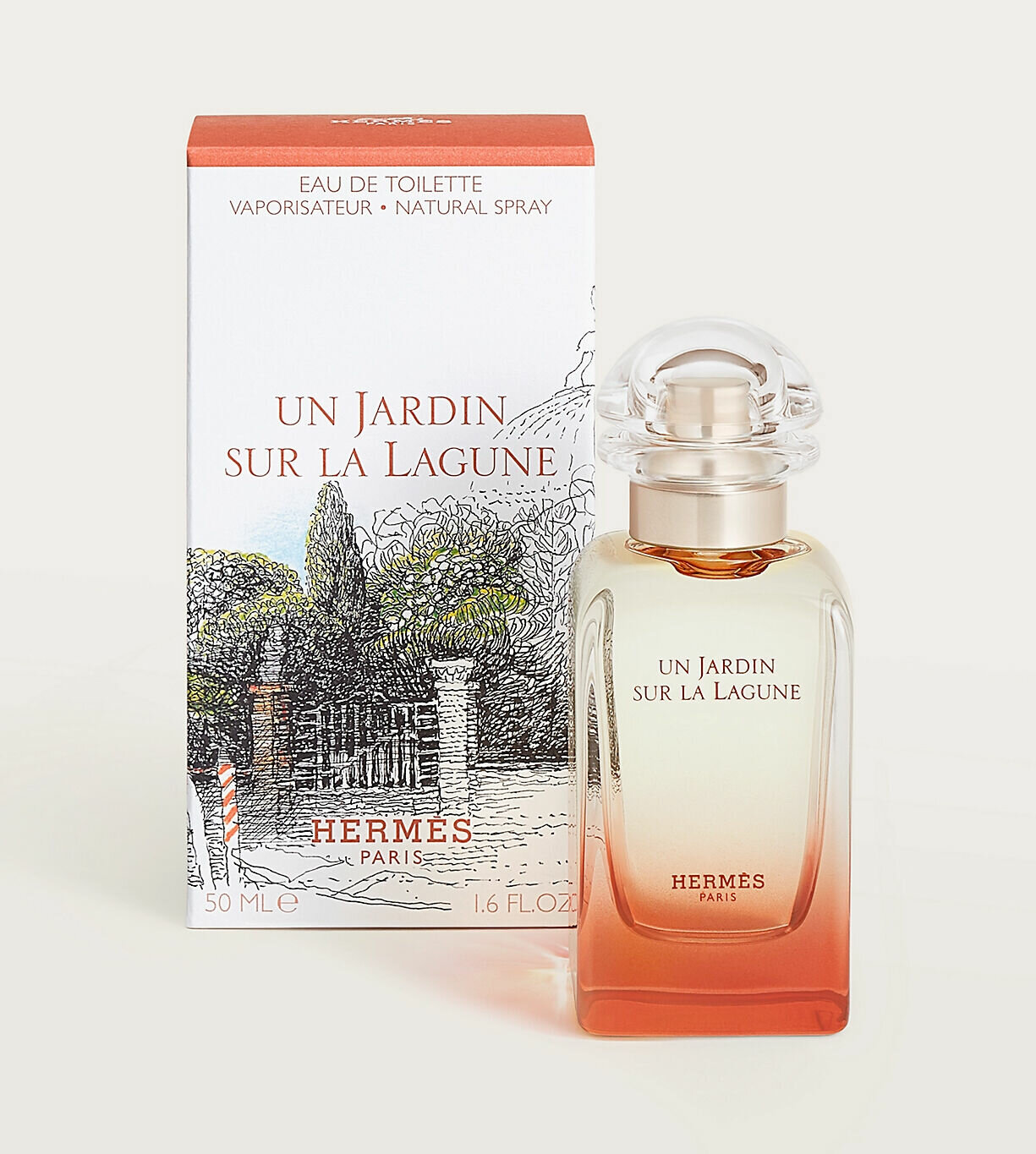 Туалетная вода Hermes Un Jardin Sur La Lagune, унисекс аромат для мужчин и женщин, 50 мл (ref.25)