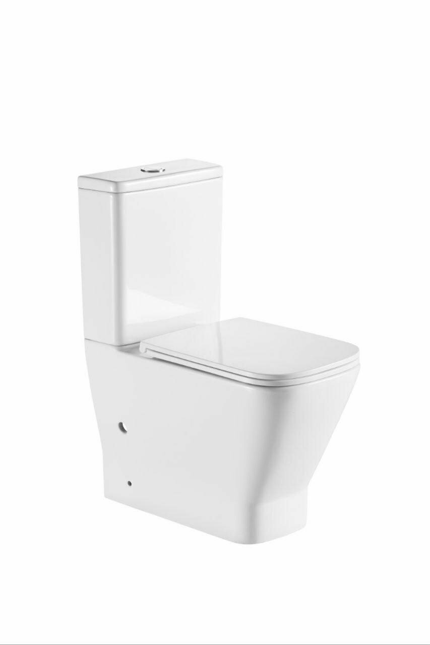 Унитаз компакт Owl 1975 OWL Gap Ruta-G DP микролифт с сиденьем DP микролифт, система смыва Торнадо