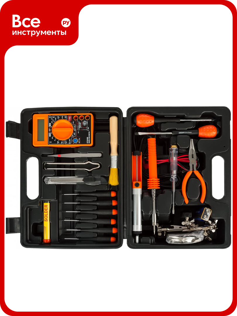 Набор инструментов Gigant для ремонта электроники 19шт GT-19, ремонта электроники