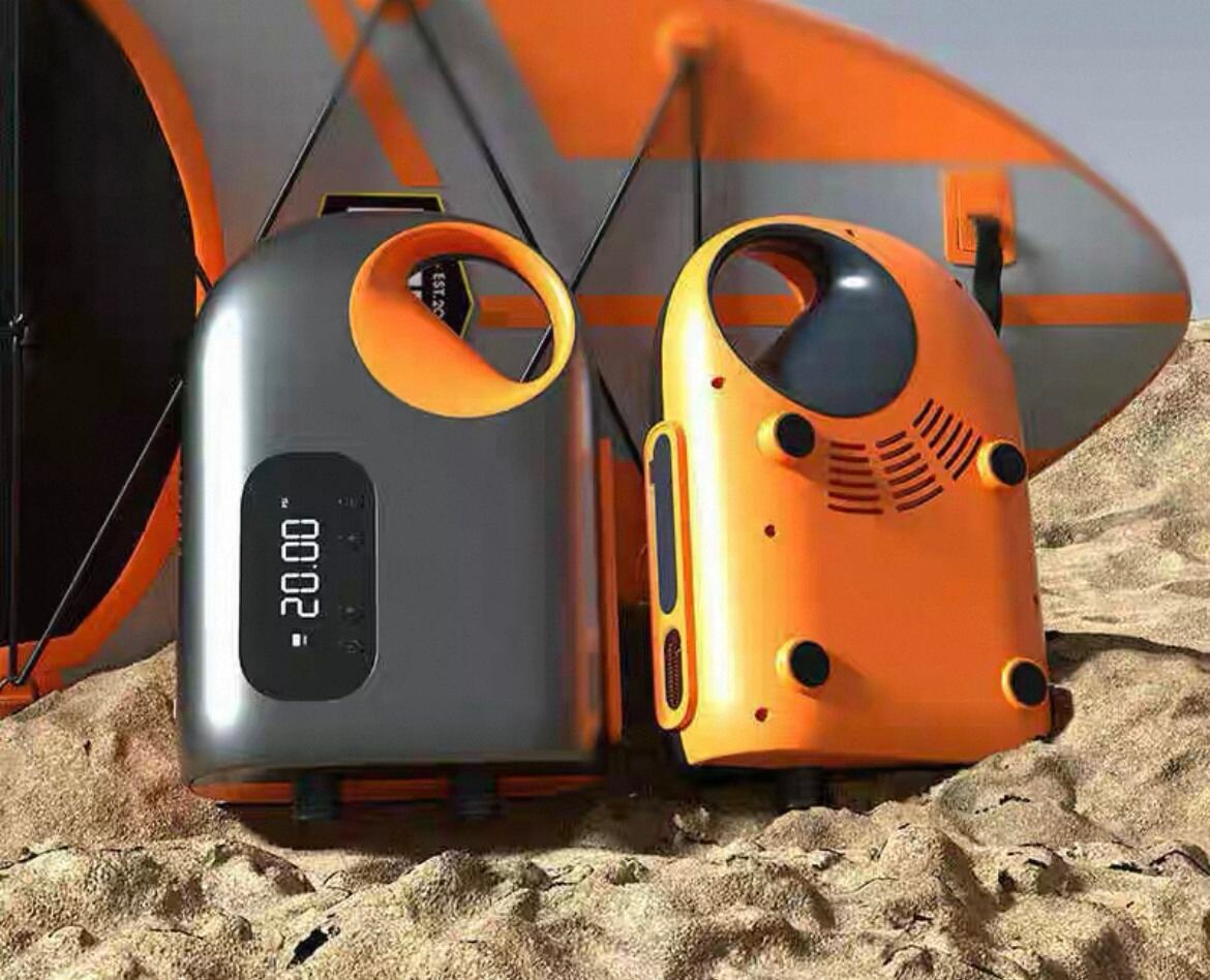 Насос Аккумуляторный для сапбордов, лодок, бассейнов 6000мАч