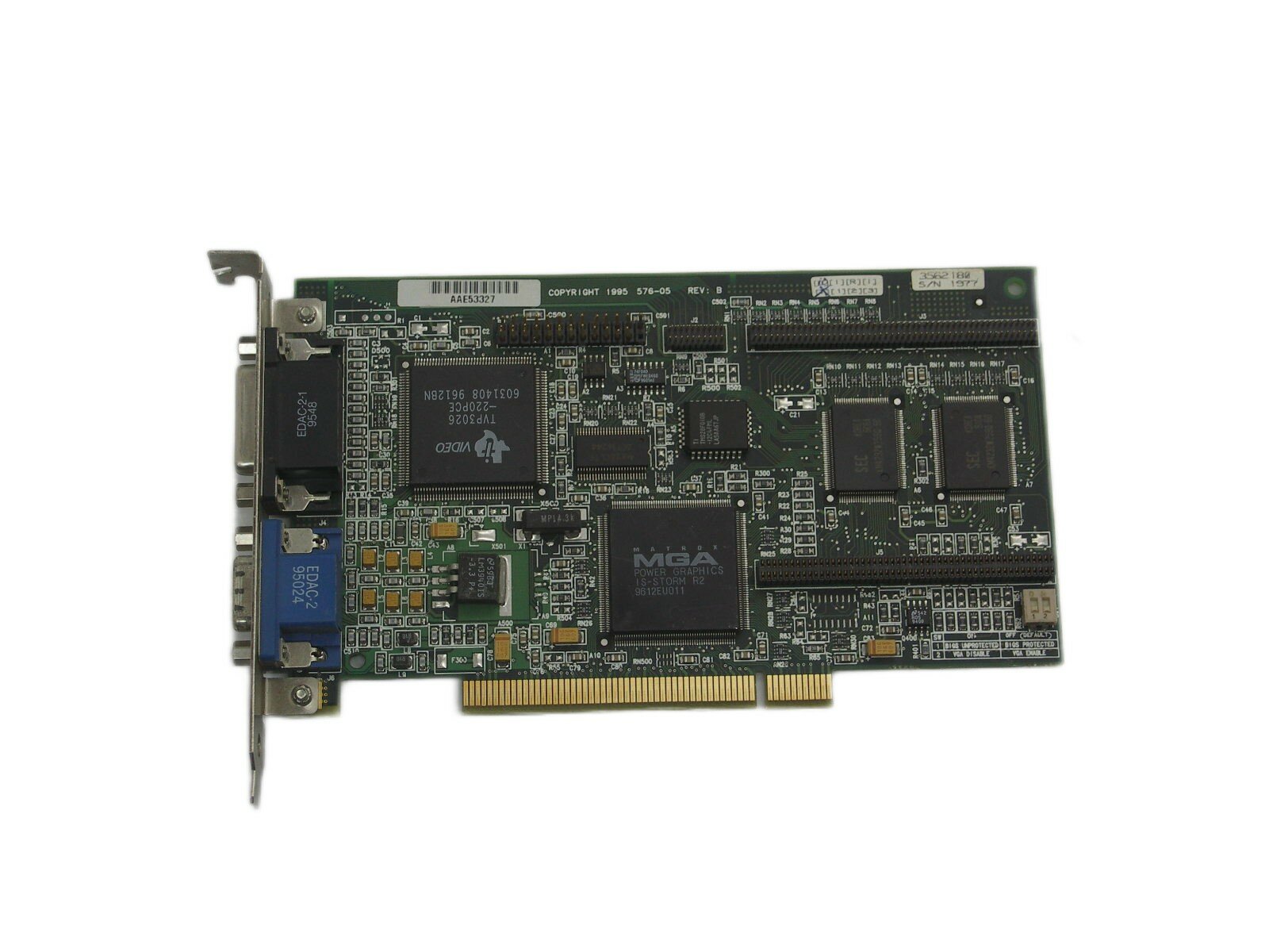Видеокарта Matrox MGA Millenium MGA-MIL/2/FE 2Mb PCI