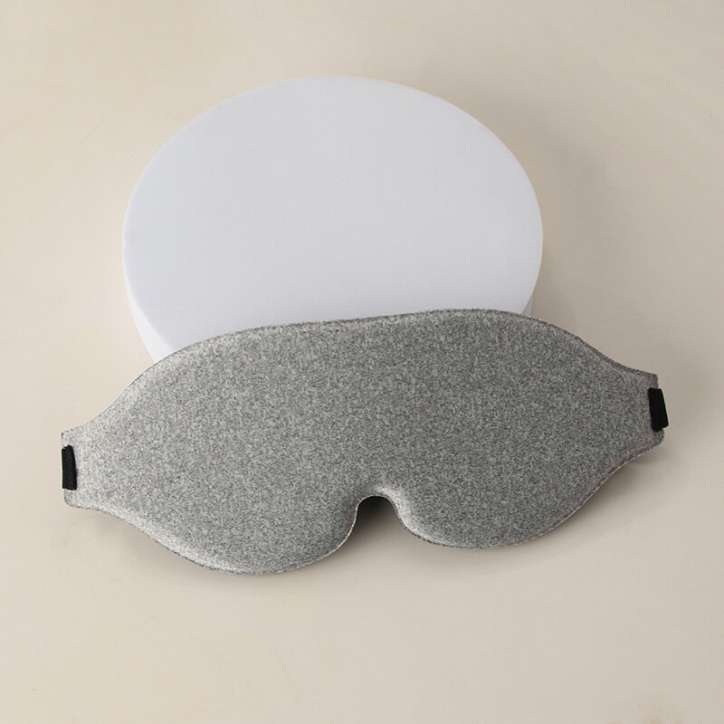 Маска для сна Amazon 3D Stereo Sleep Eye Mask, темно-серая, регулируемая, с эффектом памяти