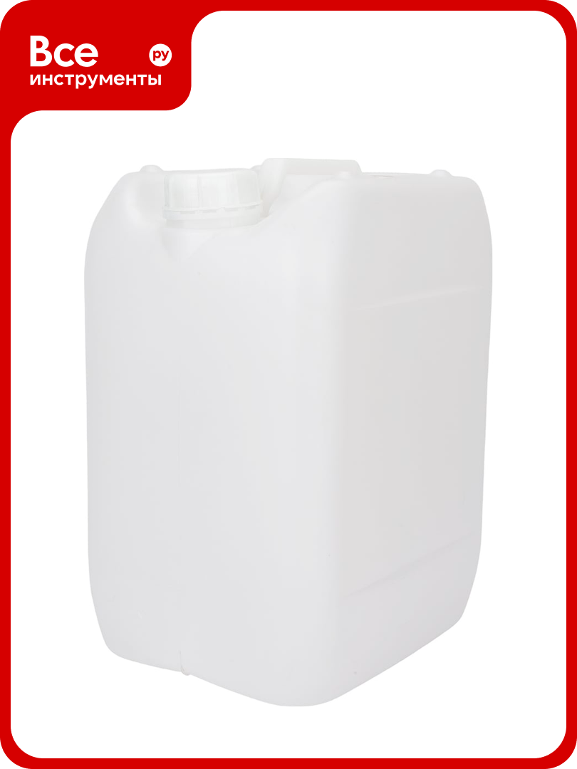 Канистра пластиковая белая 20 л РемоКолор 62-4-020, для хранения