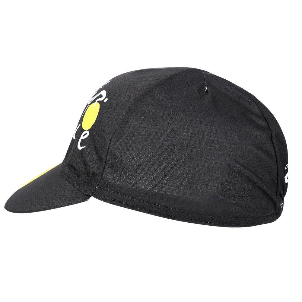 Шляпа для велосипеда для активного отдыха в открытом воздухе дышащая быстротекучая для велосипедистов солнечная черного цвета, материал полиэстер, окружность головы около 50-60 см/19.7-23.6 дюймов, вес упаковки около 28.5 г/1.0 унции, в комплект входит 1