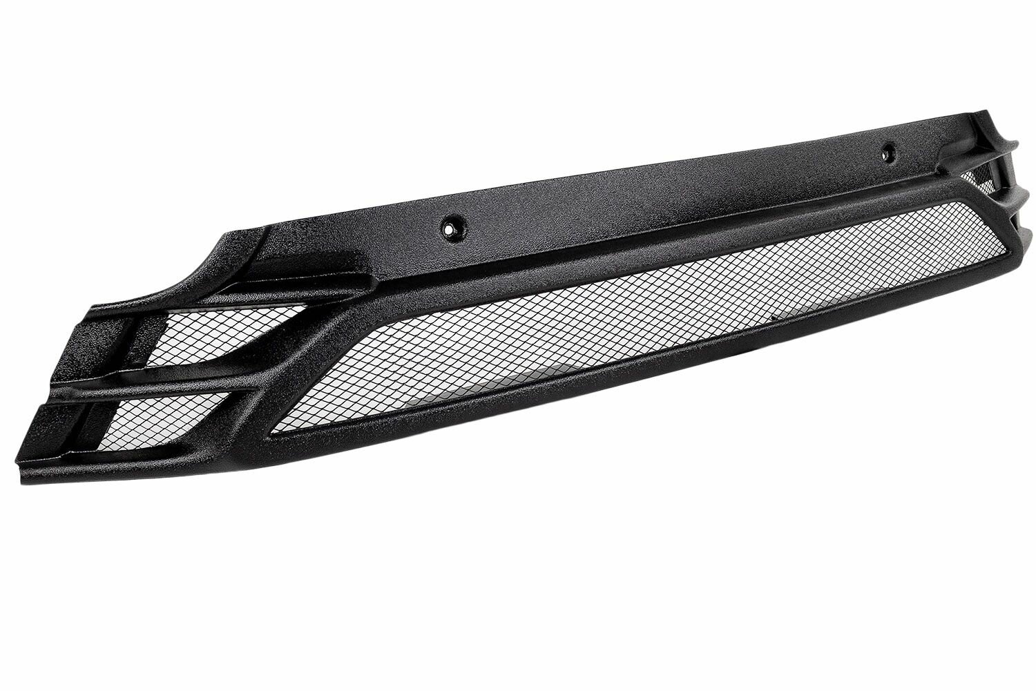 Нижняя защитная черная сетка Кремень на радиатор для Лада Гранта FL