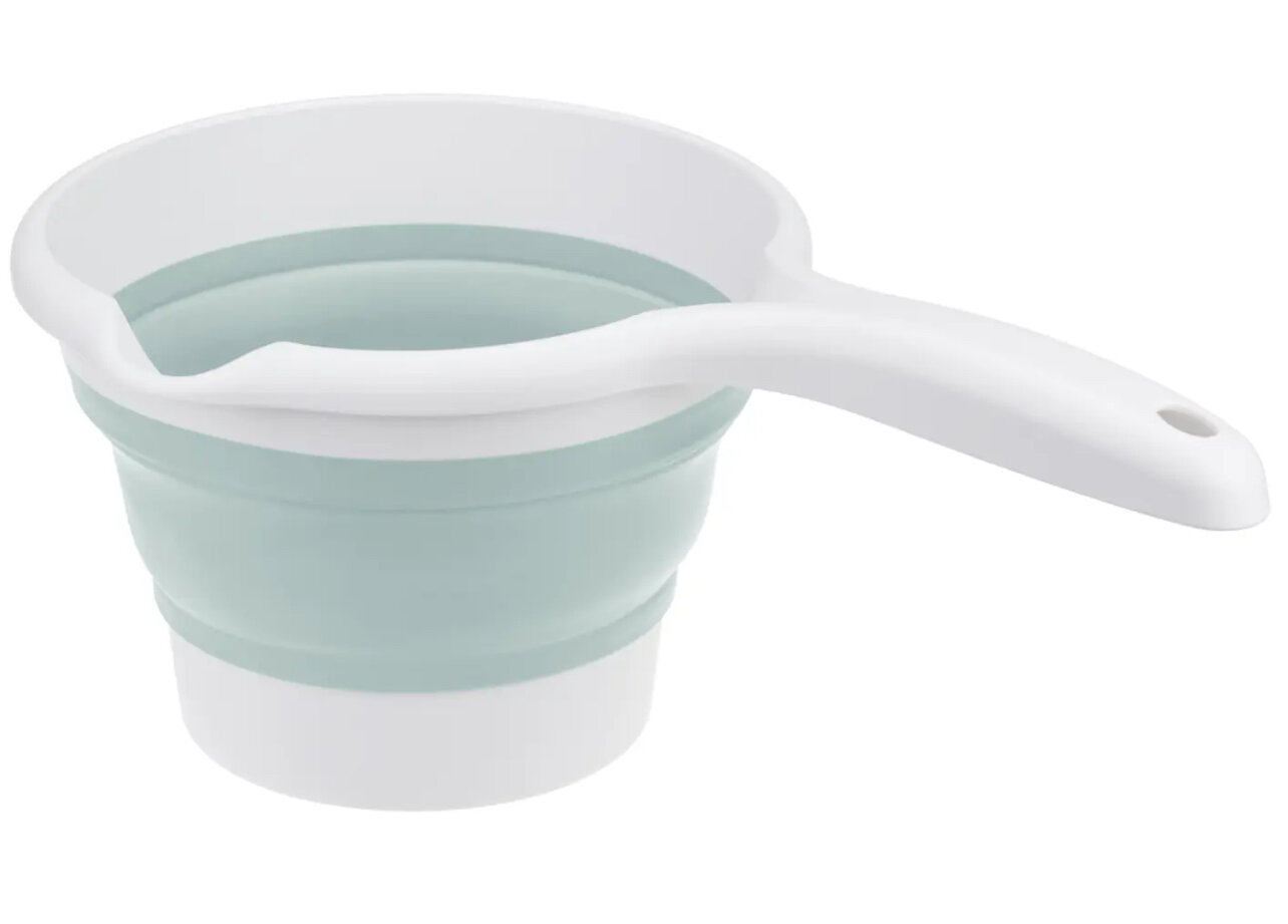Ковш складной круглый Idea Флекс, цвет зеленый, полипропилен 1 л