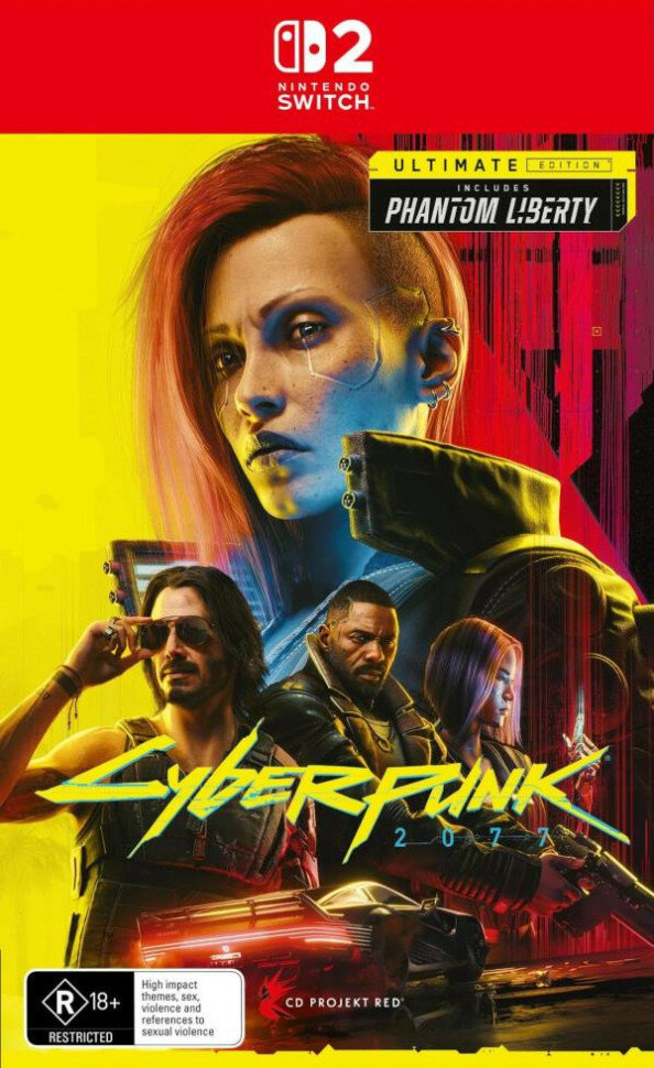Игра Cyberpunk 2077 Ultimate Edition (Nintendo Switch 2) б\у, Русская версия