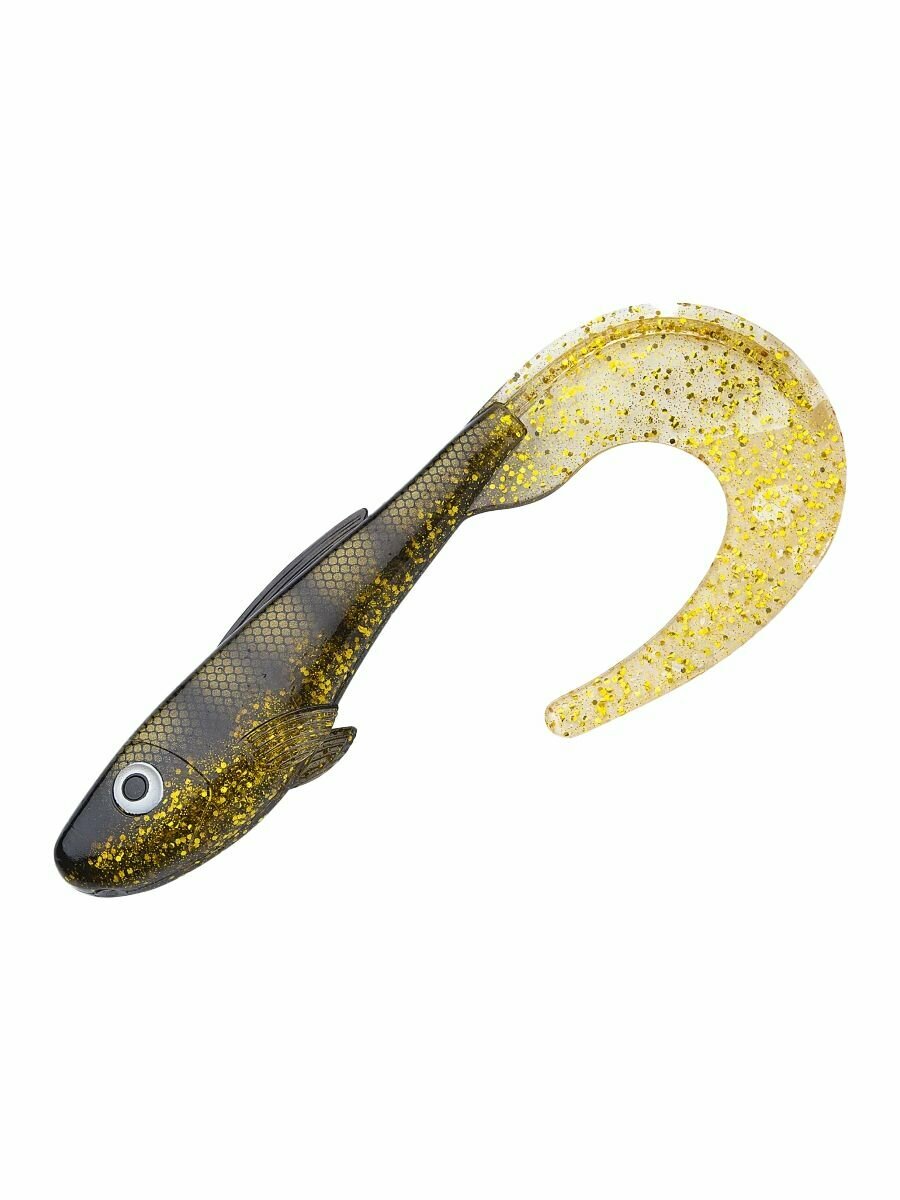 Приманка мягкая твистер Abu Garcia Beast Curl Tail, 210 мм, 1 шт, Bronze Bomber