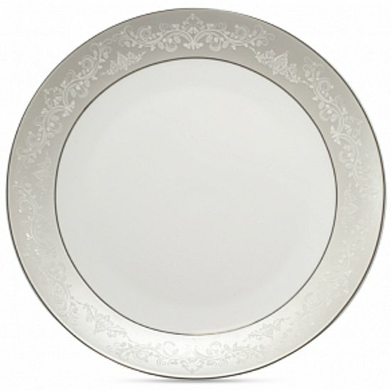 Тарелка обеденная Fioretta SOFIA 25 см, фарфор, бежевый (TDP740)