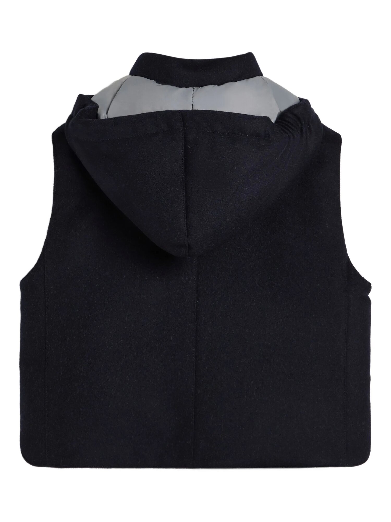 Жилет BRUNELLO CUCINELLI Embroidered-logo gilet, размер 158, черный — фото 1