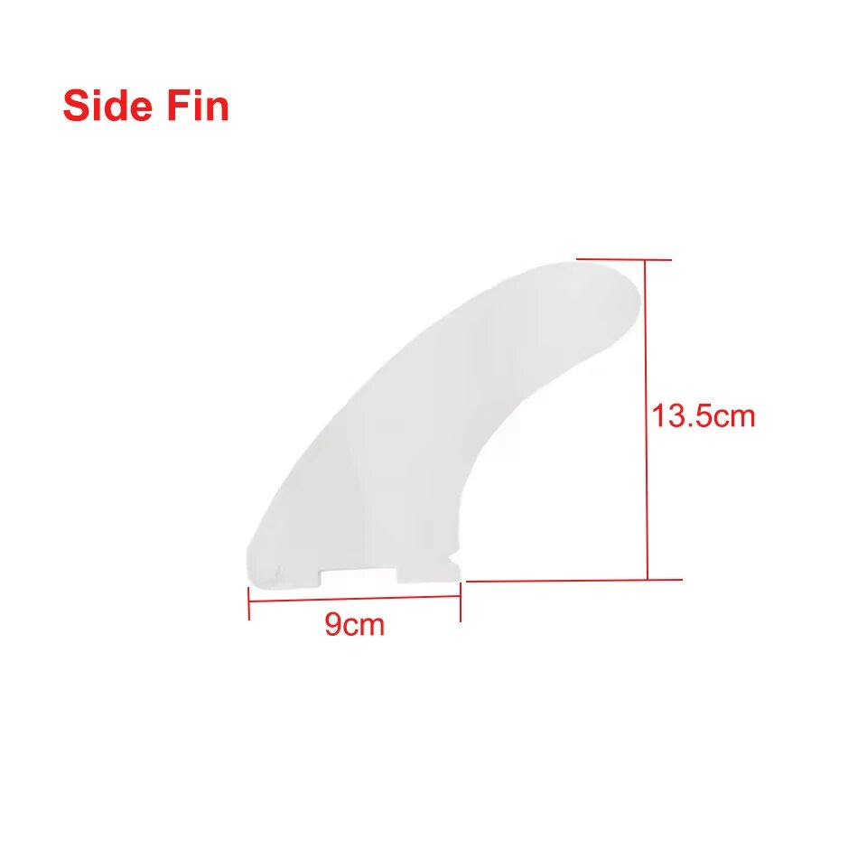 Надувные плавники для SUP Белый, Side fin white