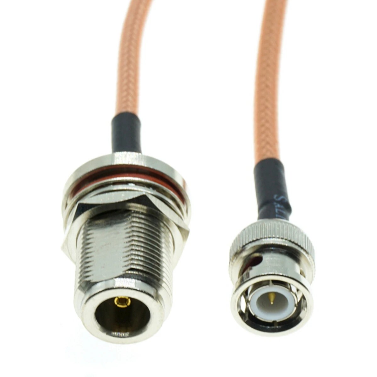 RG400 кабель N female bulkhead to BNC male LZQLY 15cm