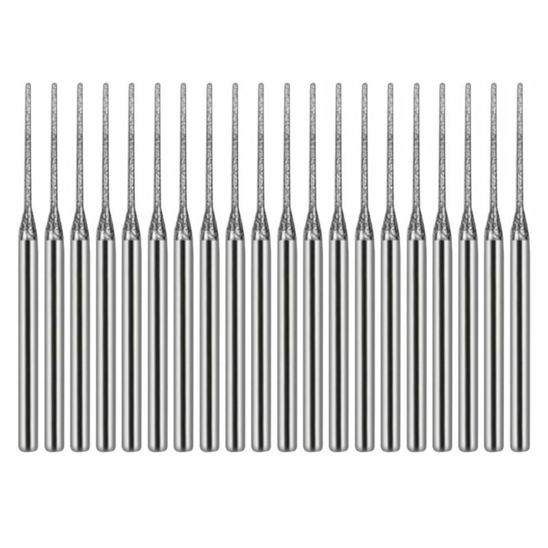 Буры для резки с алмазным напылением 20 шт, - 0.8mm
