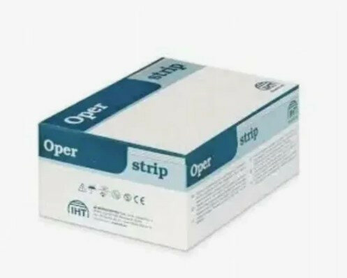 Полоски пластырные Опер Стрип (Oper Strip) гипоаллергенные стерильные размером 3х75мм, 0037800 (10 Бл (10бл х 5шт=50шт))