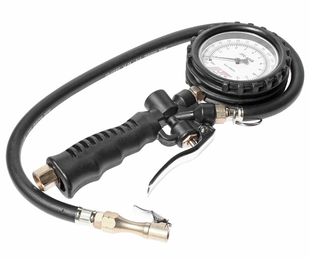 Манометр для шин автомобильный многофункциональный до 170PSI (12 бар), арт JTC4058 JTC