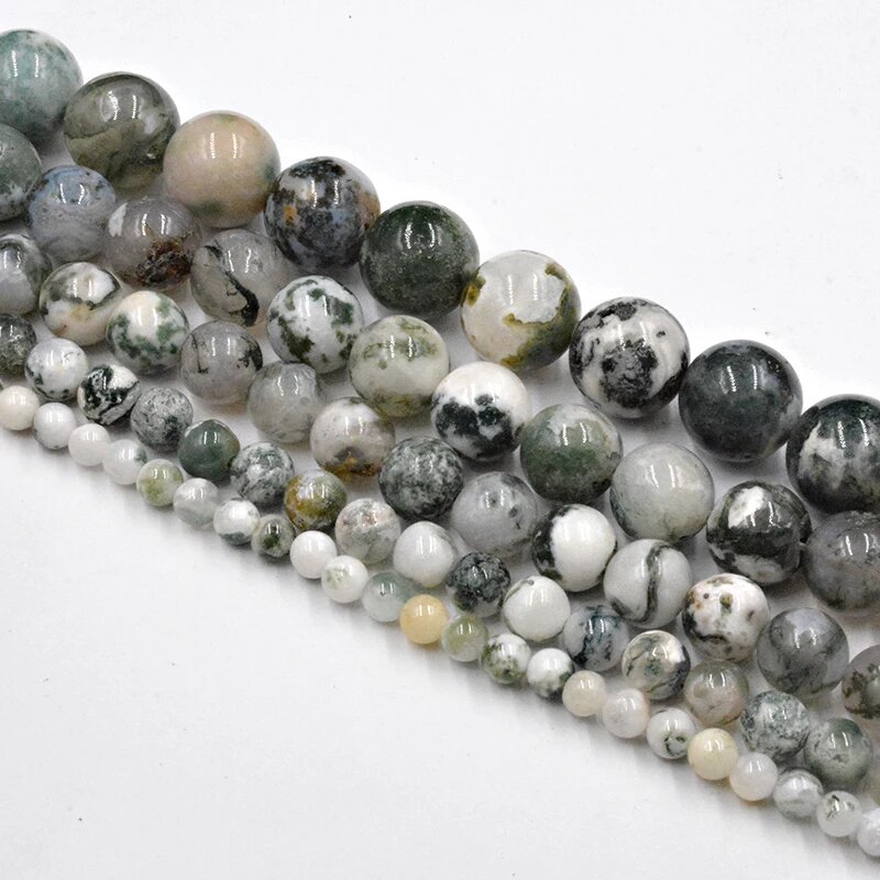 Бусины из агата FLTMRH 4-12 мм 8mm 45beads