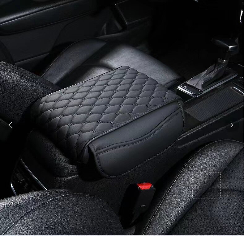 Автомобильный подлокотник Box Pad Memory Foam, черный, большой, стиль Дуду