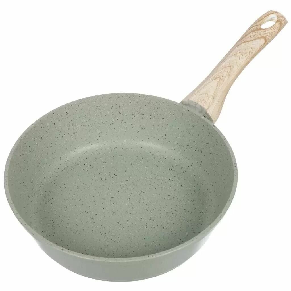 Сковорода Гурман "Мята", литой алюминий, 20 см, антипригарная, индукция