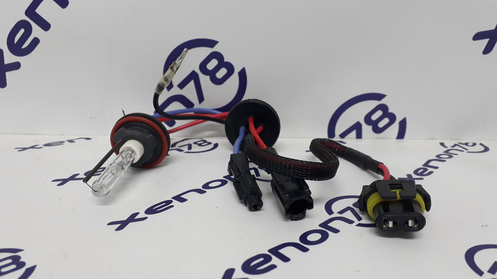 Ксеноновая лампа H11 4300K 35W (керамика, тепло-белый свет, KET - разъемы) - 1 шт.