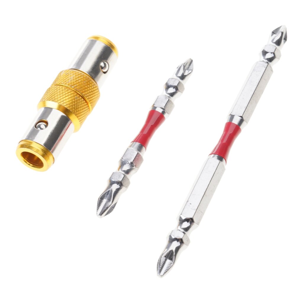 Двухсторонняя PH2 крестовая отвертка набор магнитная антикоррозийная ударная насадка стальная антискользящая твердая