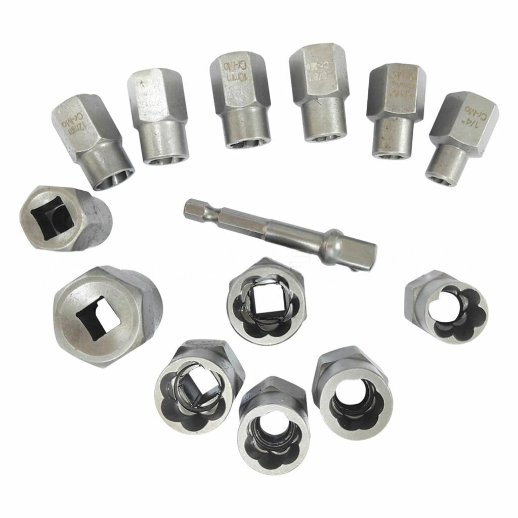 Набор экстракторов для удаления сломанных болтов