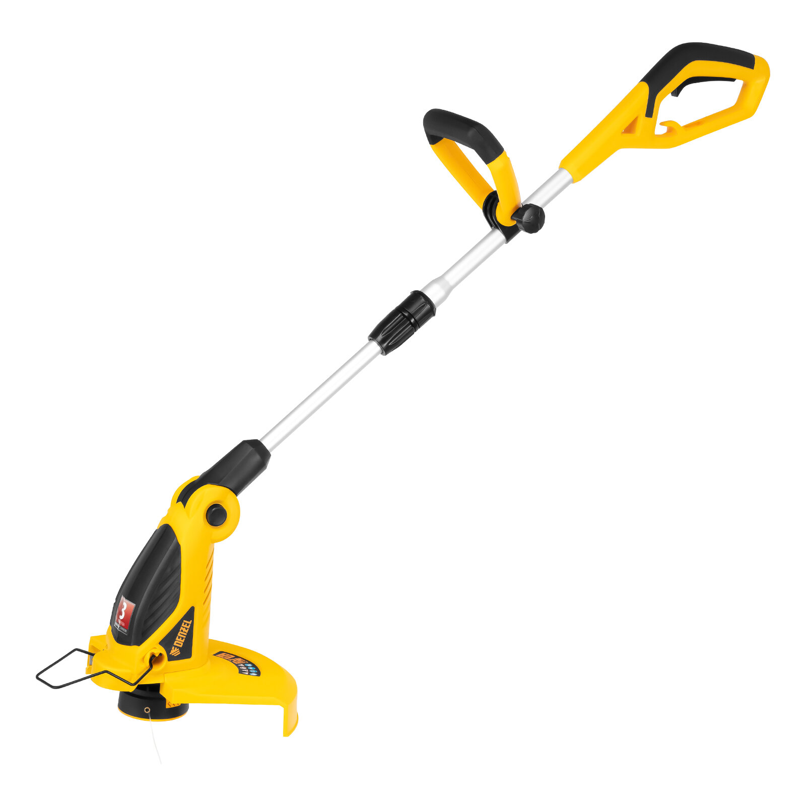 Триммер электрический TE-650, 650Вт,330мм, катушка автомат, телескоп. штанга, регул. углы накл. Denzel 96620