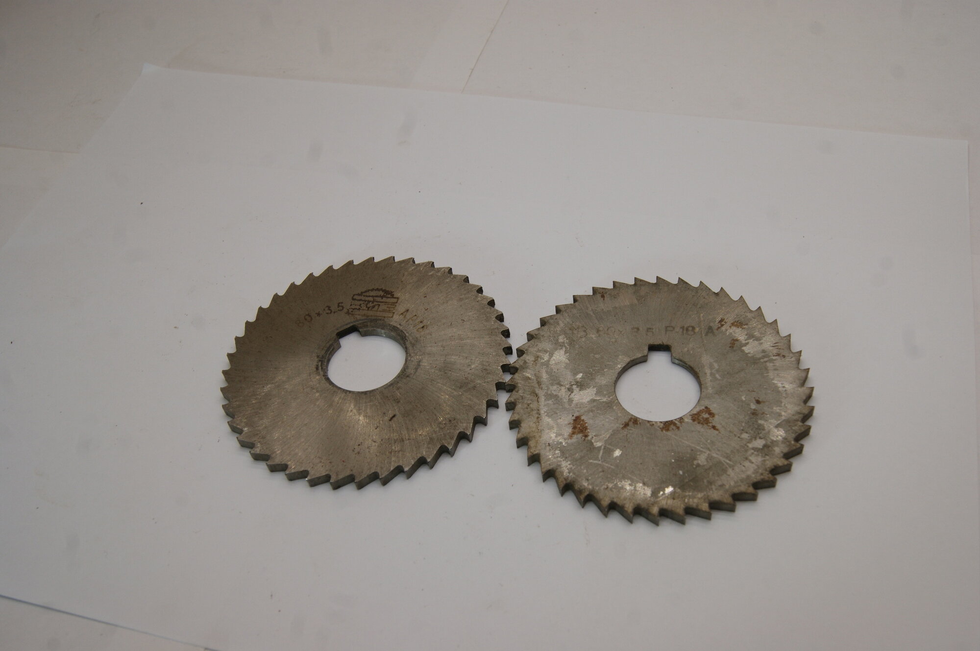 Фреза отрезная дисковая по металлу 80х3.5х22мм. z 40 Р18 СССР со шпонкой