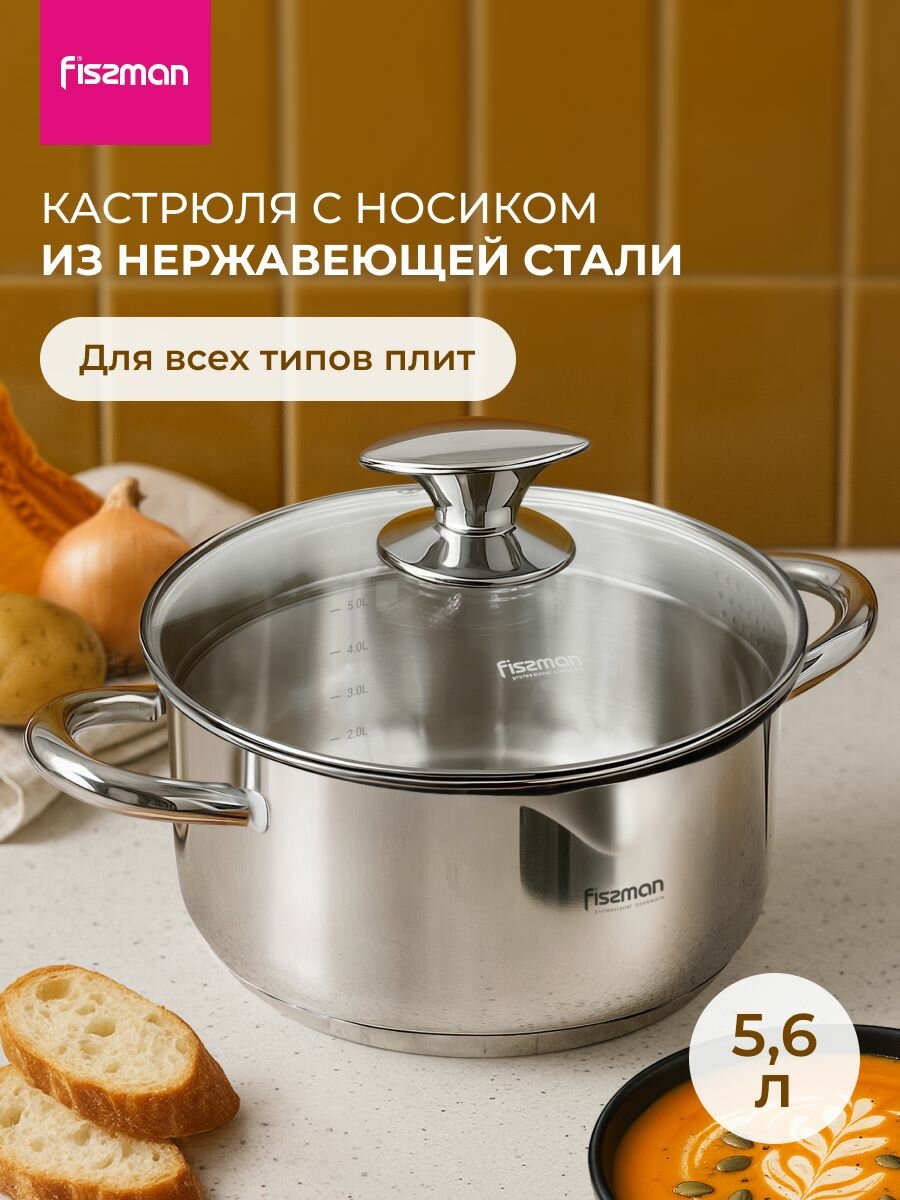 Кастрюля Fissman ELEGANCE