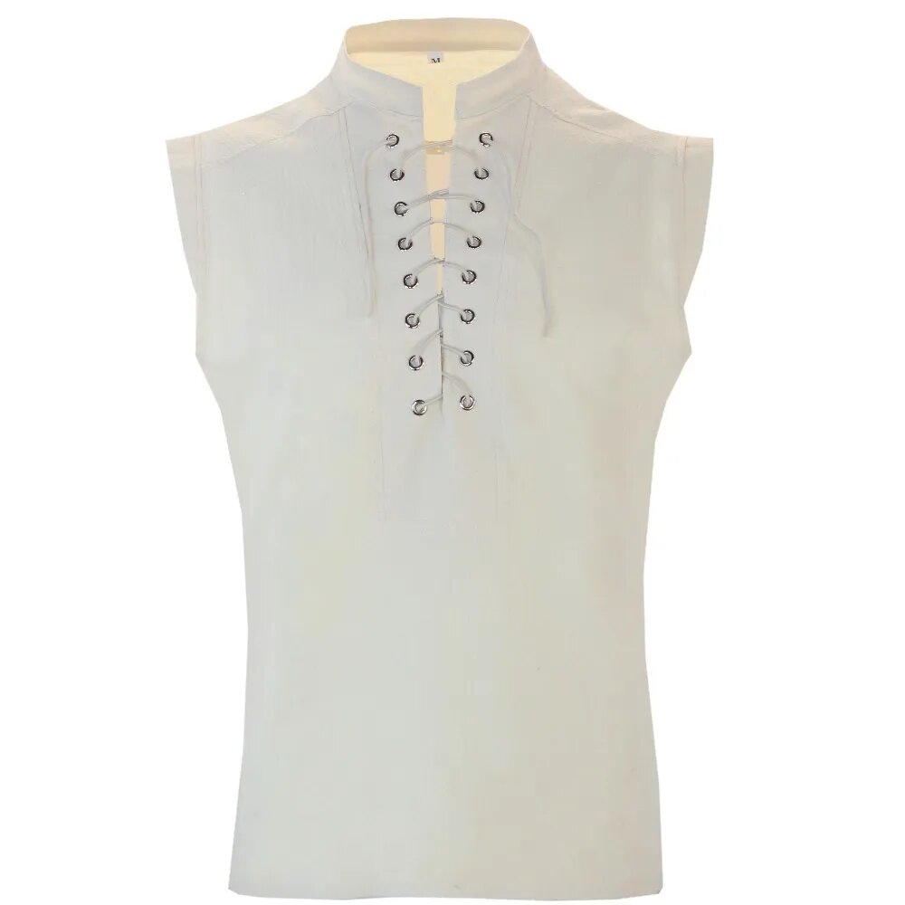 Костюм рыцаря средневековья Белый, M, Style 1