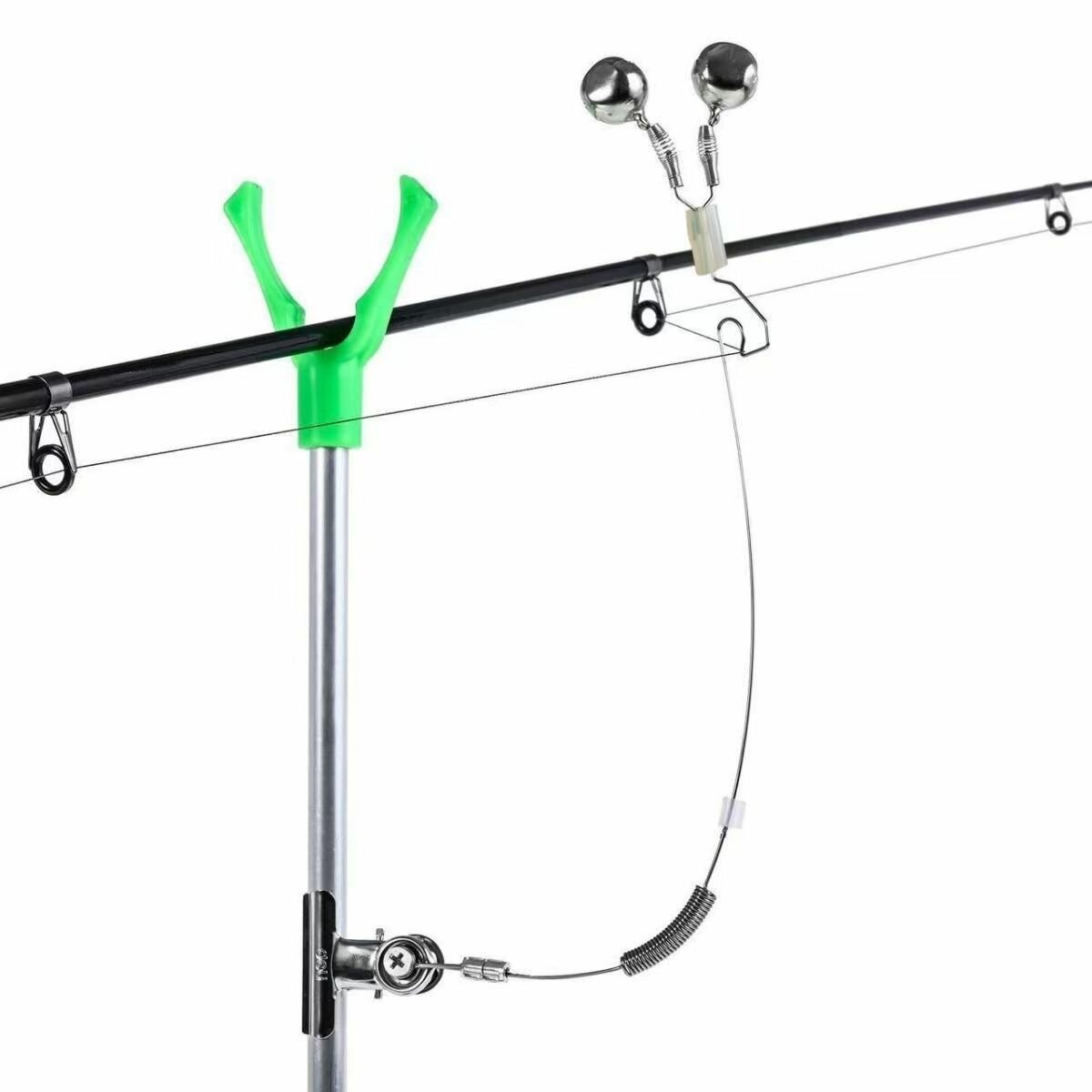 Сигнализаторы поклевки, комплект из 5 шт, для фидерной ловли, внесезонные, серебристые