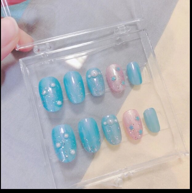 Маникюр для девочек-недоуздоков в стиле кавайный, украшение для студентки, изысканные аксессуары для девочек, украшения, реквизит для персонажей мультфильмов, подарок на день рождения, Size: L