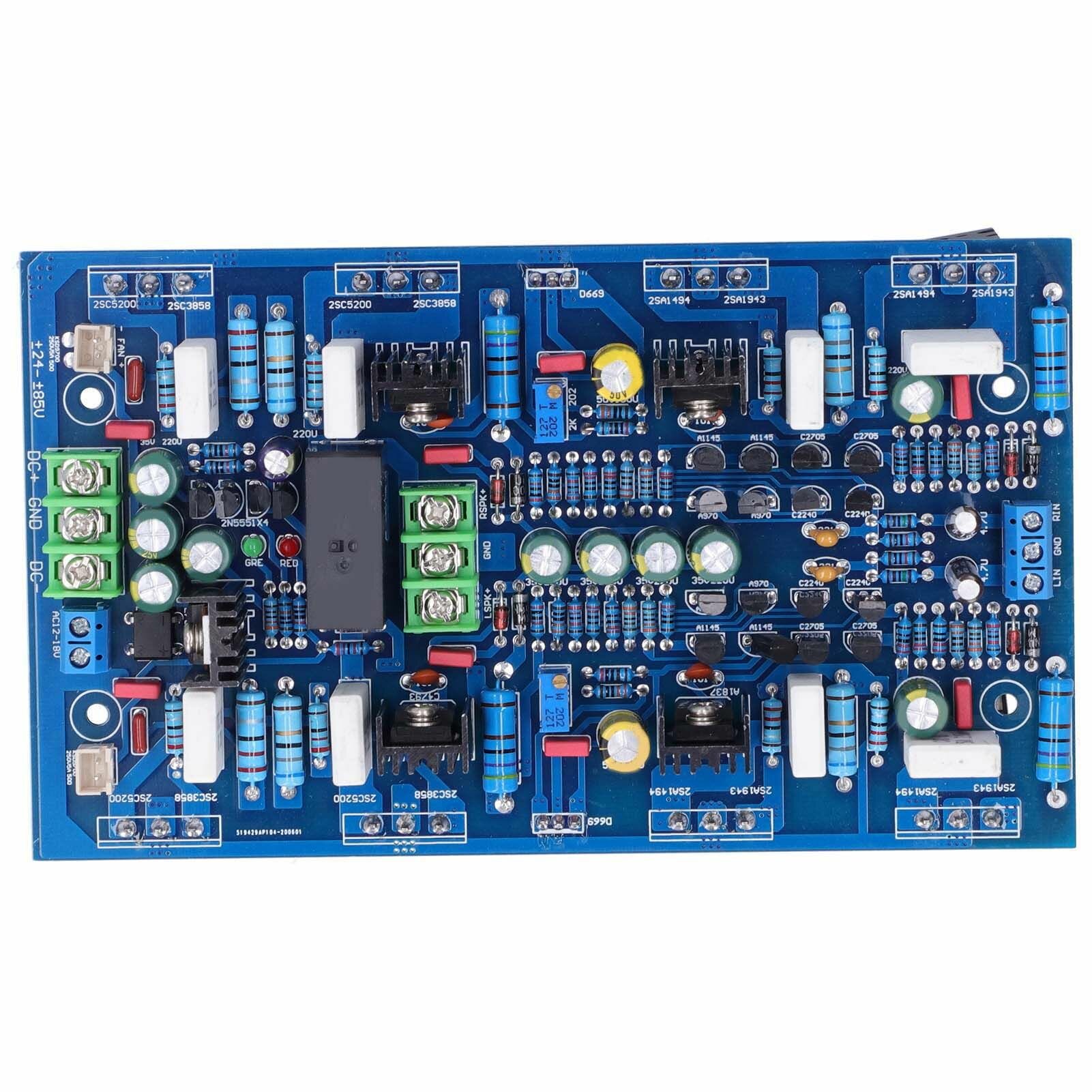 2SA1943/2SC5200 высокомощн 2-кан, AB18, аудиоусилитель, плата, Toshiba