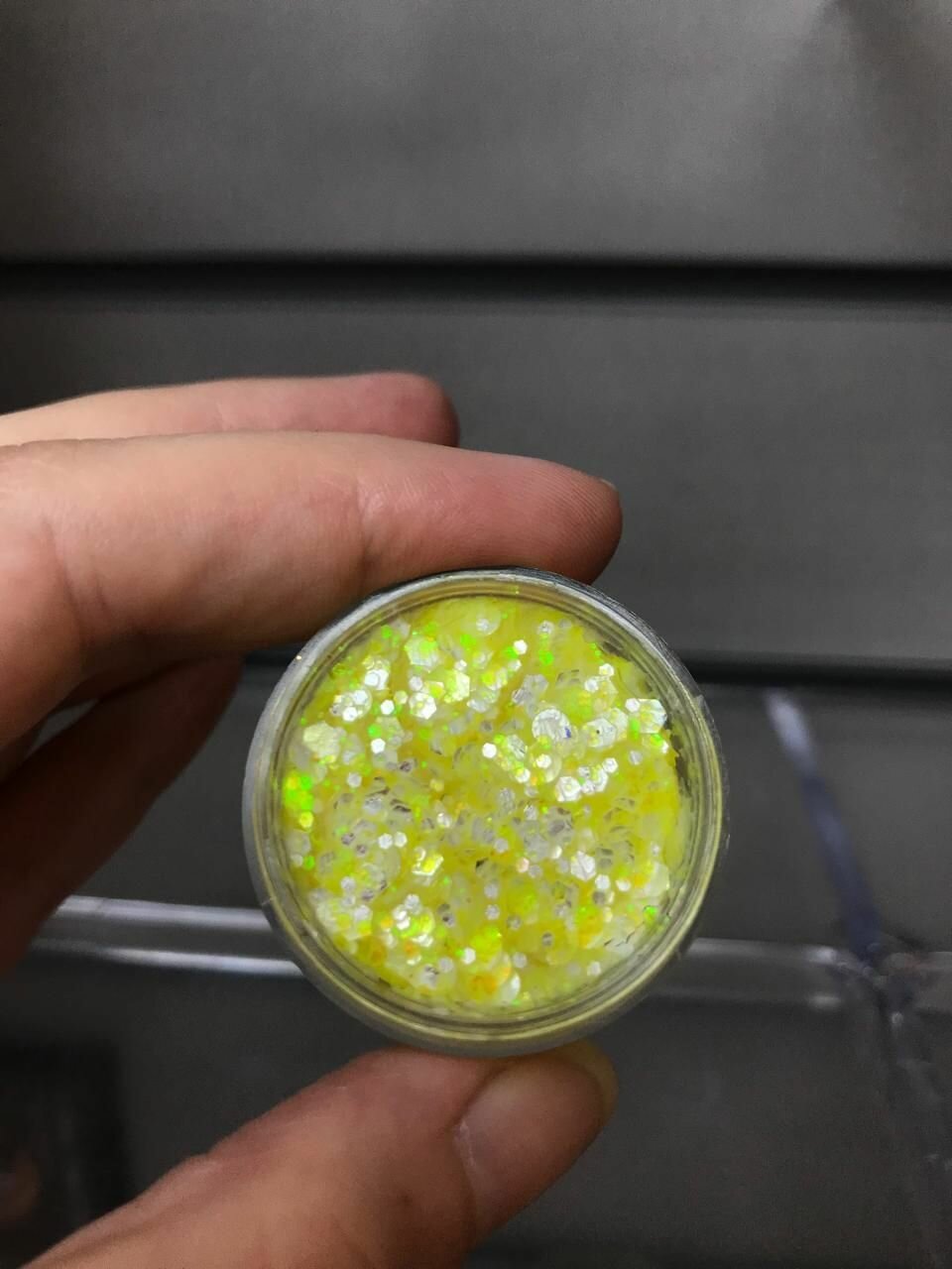 Крем-блестки LENA PANTERA желтый неон 10 гр