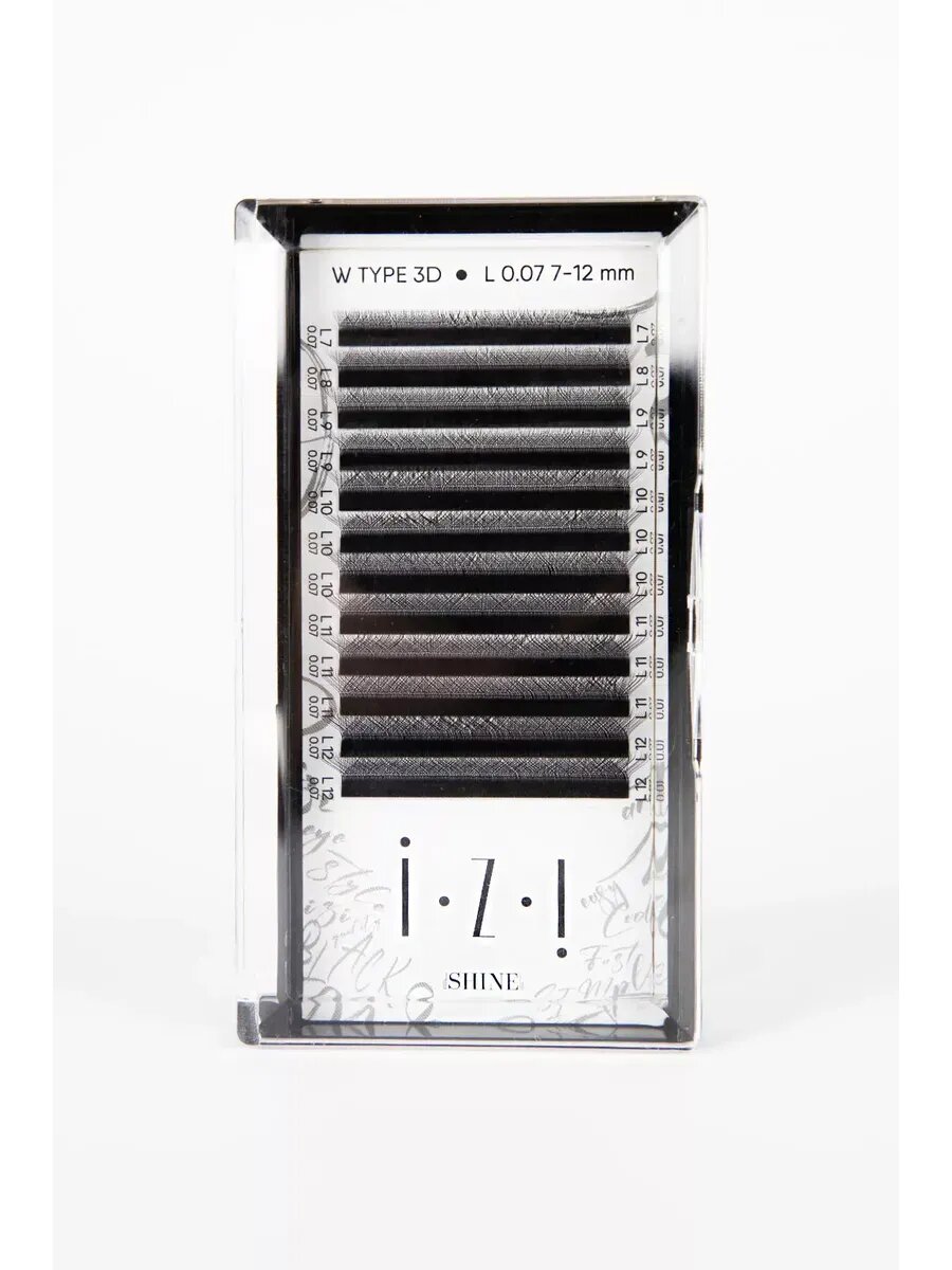 Готовые пучки Эльшайн изи 2D YY микс изгиб M 0,07 7-12мм