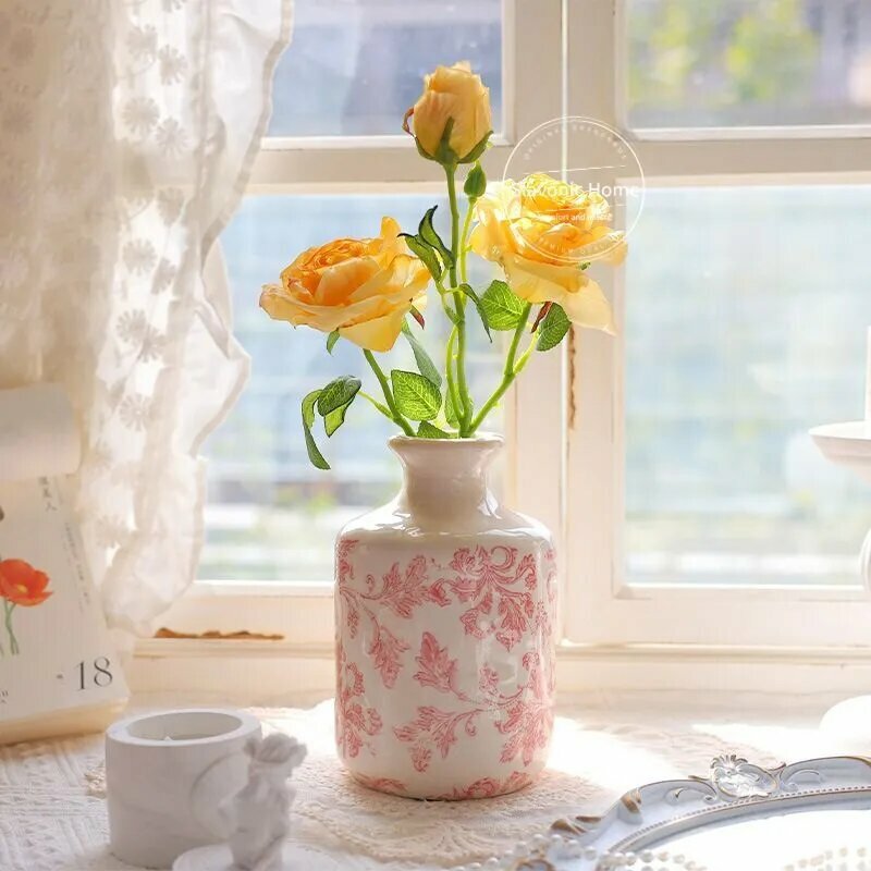 Slavonic Home Ваза "Винтажная ваза", 17 см , Керамика, 1 шт