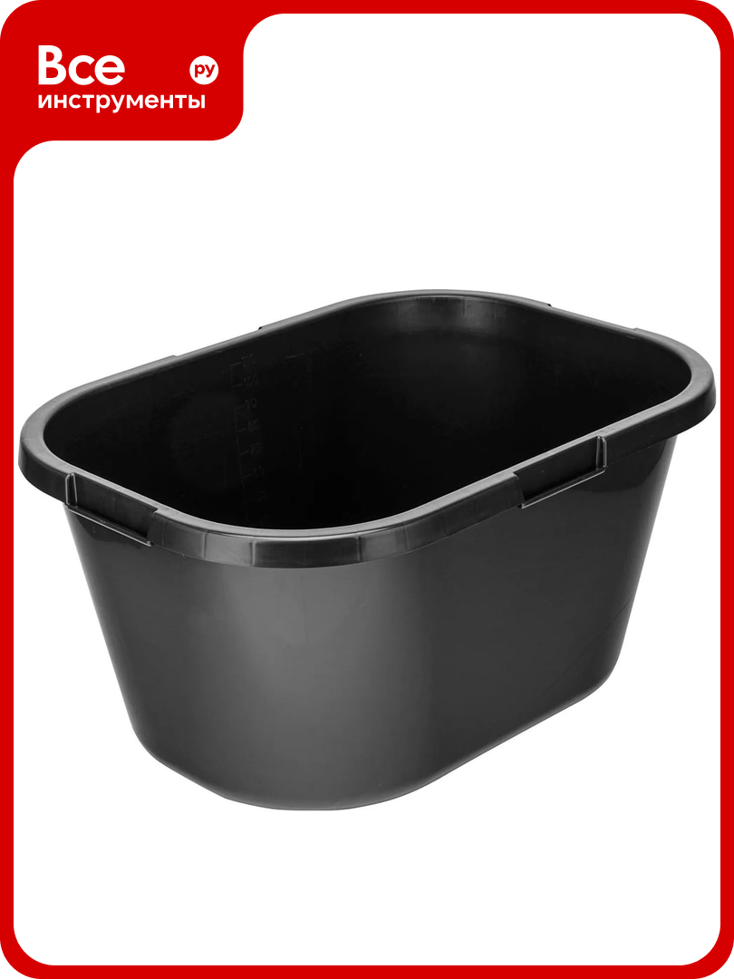 Строительный таз MATRIX прямоугольный, универсальный, 120 л, ударопрочный 81476, перемешивания строительных смесей