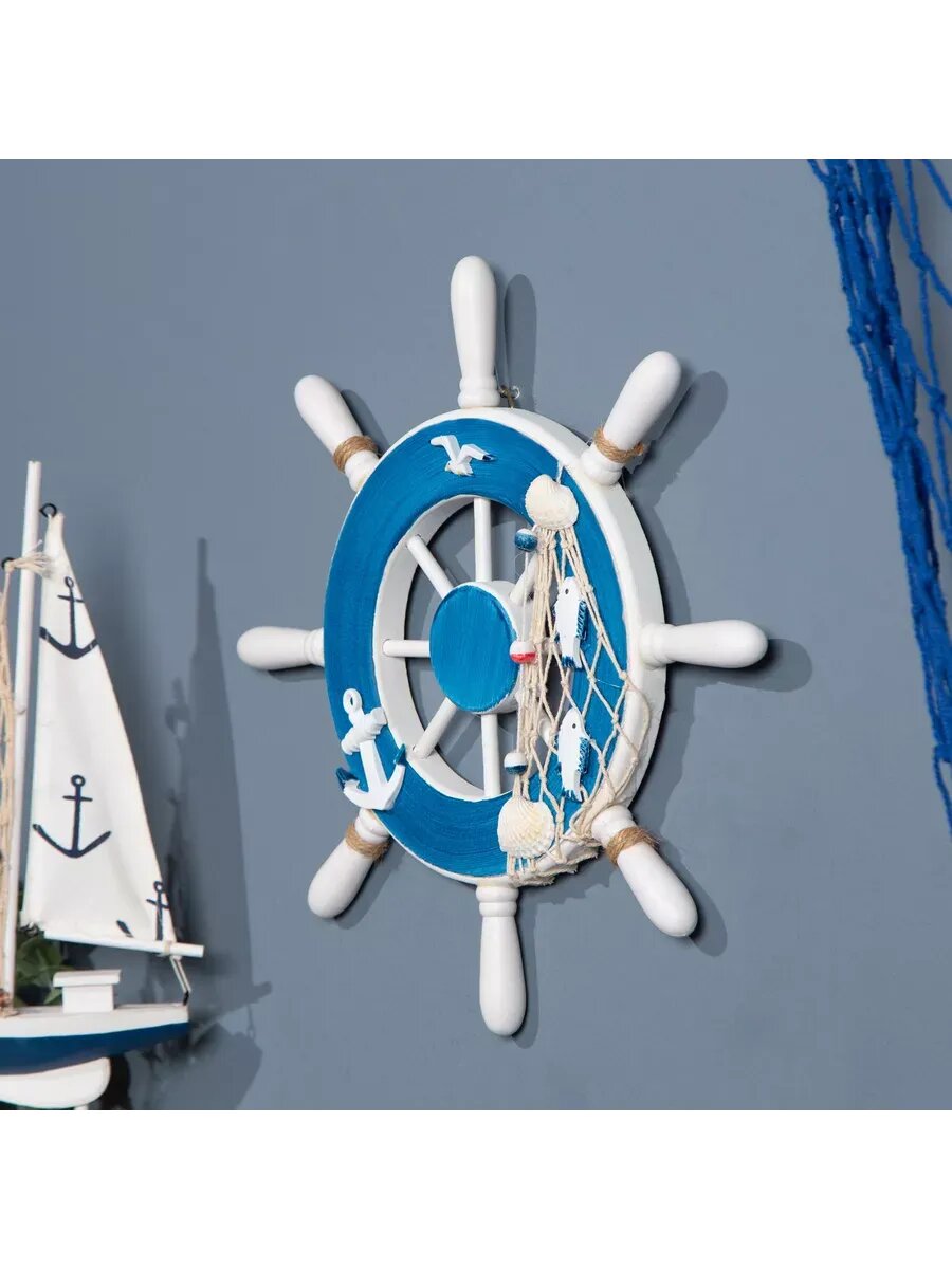 Сувенир интерьерный Штурвал 33см