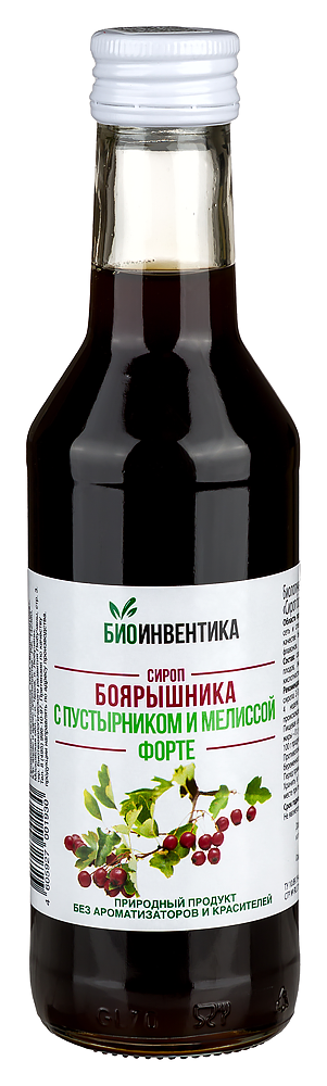 Сироп боярышника С пустырником И мелиссой форте 250МЛ
